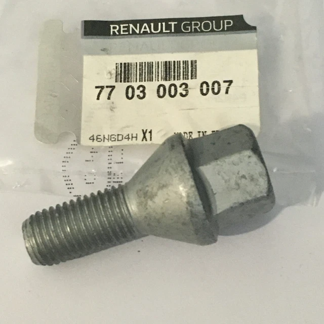 GENUINE WHEEL BOLT M12x1.5 x 50mm Dacia Renault Clio Kangoo Megane ...