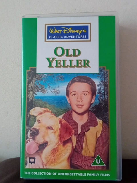 OLD YELLER WALT Disney Classic Adventures VHS Video Tape D200372 Cert U ...