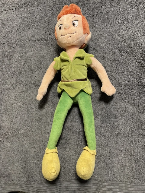 PETER PAN PLUSH Disneyland Paris Genuine Soft Toy 16 Inches High FREE P ...