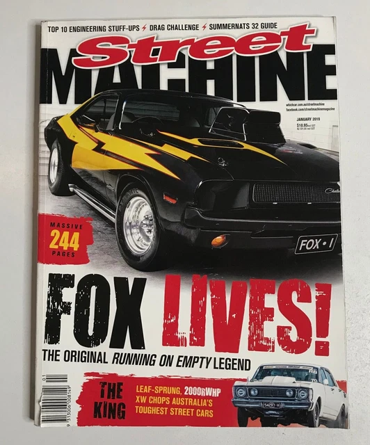 STREET MACHINE JAN 2019 Magazine (Centrefold Poster Inside) Monaro-Ford ...