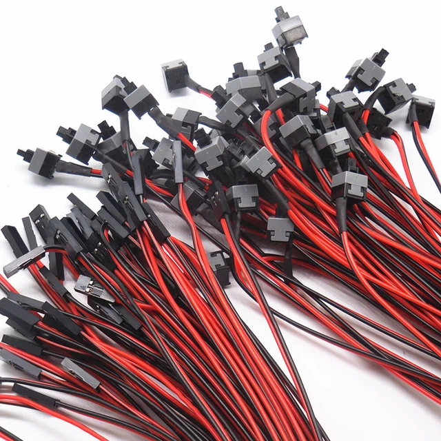 10* COMPUTER MOTHERBOARD Power Cable Switch On/Off/Reset Button ...