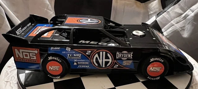 1/24 CUSTOM NICK Hoffman NOS Energy Late Model sur une voiture ADC Dirt ...
