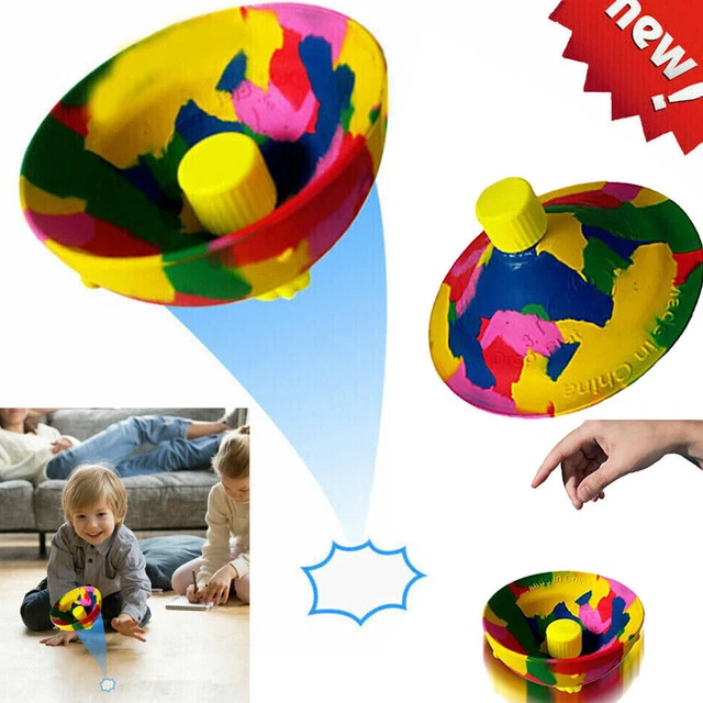 UP 4X HIPHOP Jumping Fidget Toy Rubber Popping Bounce Spinner Bowl ...