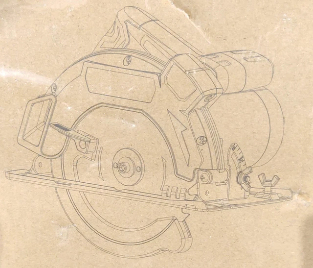 METERK M1Y-GW9-190TL 1500W 190mm Circular Saw with Laser Guide £26.94 ...