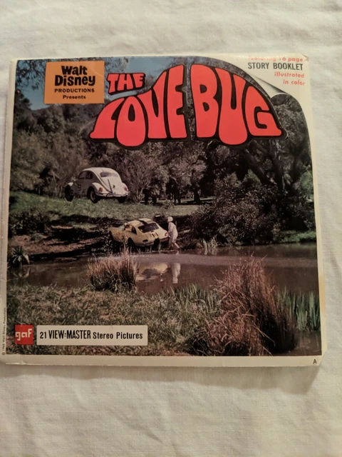 VINTAGE (1968) LOVE Bug View-Master 3 Reel Set (B 501) with Sleeve and ...