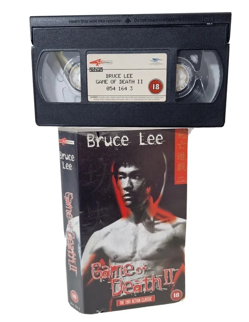 VINTAGE BRUCE LEE Game Of Death II 1981 Classic VHS Video Casstette ...