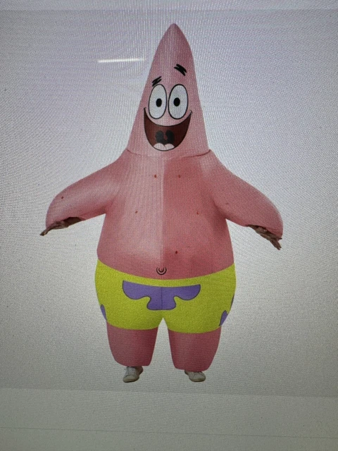 SPONGEBOB SQUAREPANTS: PATRICK Star Adult Inflatable Costume One Size ...
