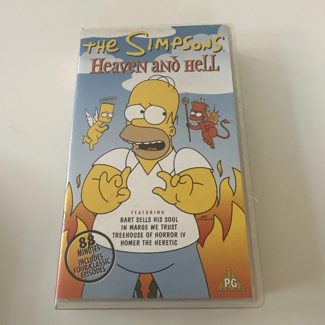 THE SIMPSONS - Heaven And Hell (VHS, 1998, Animated) £5.44 - PicClick UK