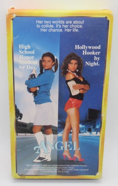ANGEL VHS VIDEO Movie, Cliff Gorman, Susan Tyrrell, Donna Wilkes, Rory ...