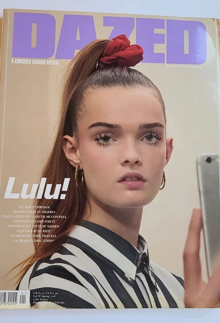 DAZED MAGAZINE LULU Tenney A Confused Fashion Special Vol iv Spring 2018 £12.00 - PicClick UK