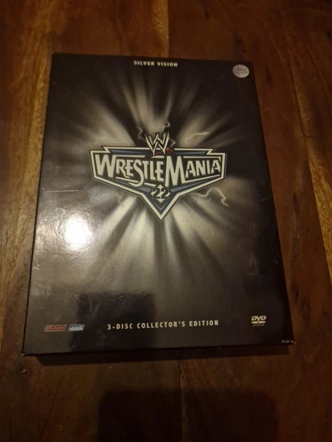 WWE - WRESTLEMANIA 22 DVD Boxset 3-Disc Collector's Edition £18.99 ...
