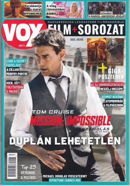 TOM CRUISE,CILLIAN MURPHY, LILY ROSE DEPP, SIMON PIGG Hungarian ...