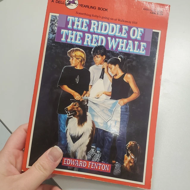 RIDDLE OF THE Red Whale Edward Fenton Rare Paperback Vintage 1991 ...