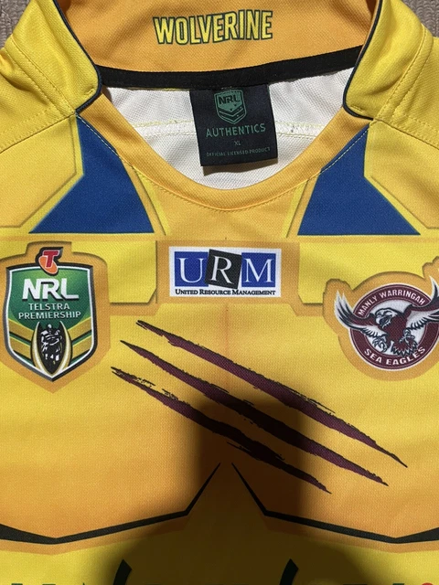 XL MANLY SEA Eagles Wolverine Nrl Rugby League Jersey $100.00 - PicClick AU