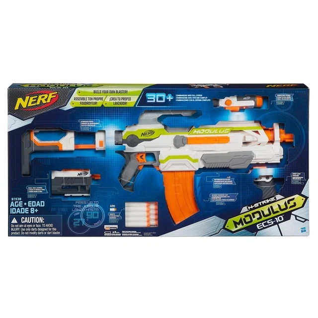 NERF MODULUS ECS-10 Dart Blaster Aus Version Kids Toy Gun Present N ...