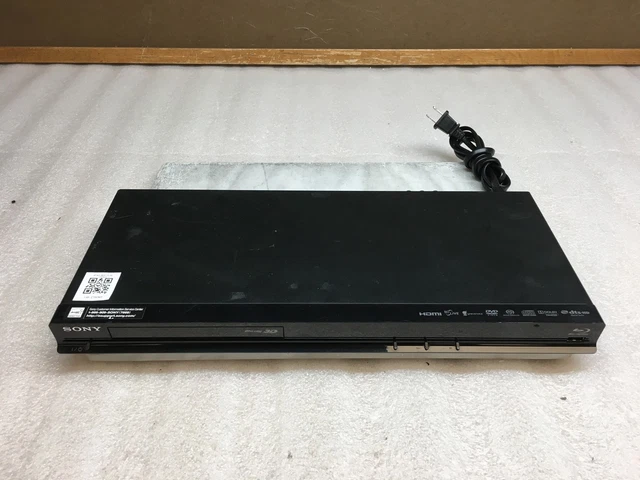 SONY BDP-S480 3D Blu-Ray DISC/DVD Player - No Remote AC 120V $27.78 ...