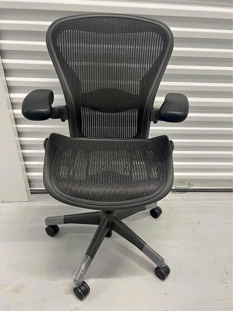 REFURBISHED HERMAN MILLER Aeron Size B Fully Loaded Chair 4 **DELIVERY ...