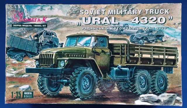 1.35 SCALE SOVIET Military Truck 'Ural 4320' By Omega-K £20.86 ...