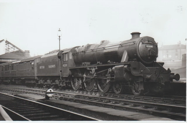BLACK FIVE 45208 NOTTINGHAM VICTORIA c1950 EASTERN REGION RAILWAY ...
