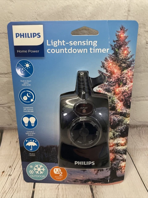 PHILIPS LIGHT SENSING Countdown Timer / Outdoor Grounded Outlets ...