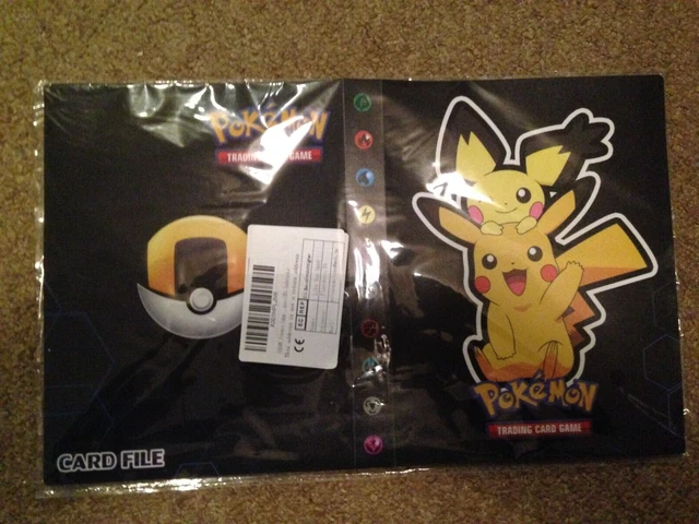 POKEMON NEW CARD FOLDER Trading Cards Portfolio Album Pikachu CARD FILE ...