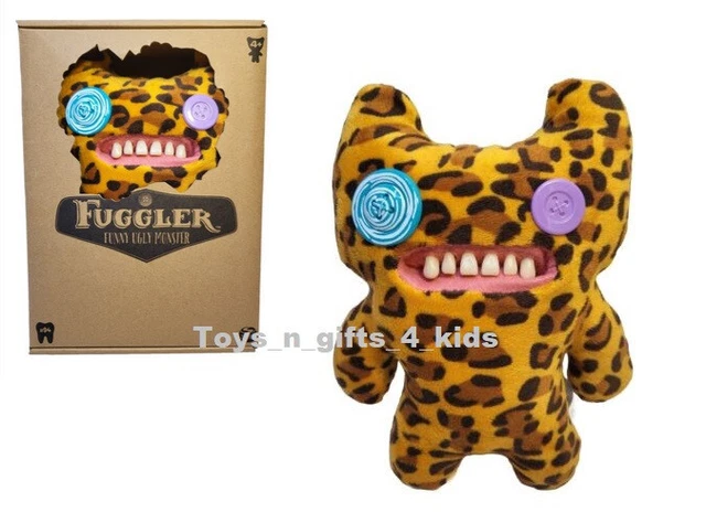 NEW FUGGLER INDECISIVE Monster Leopard Design 22cm Ugly Monster Figure ...