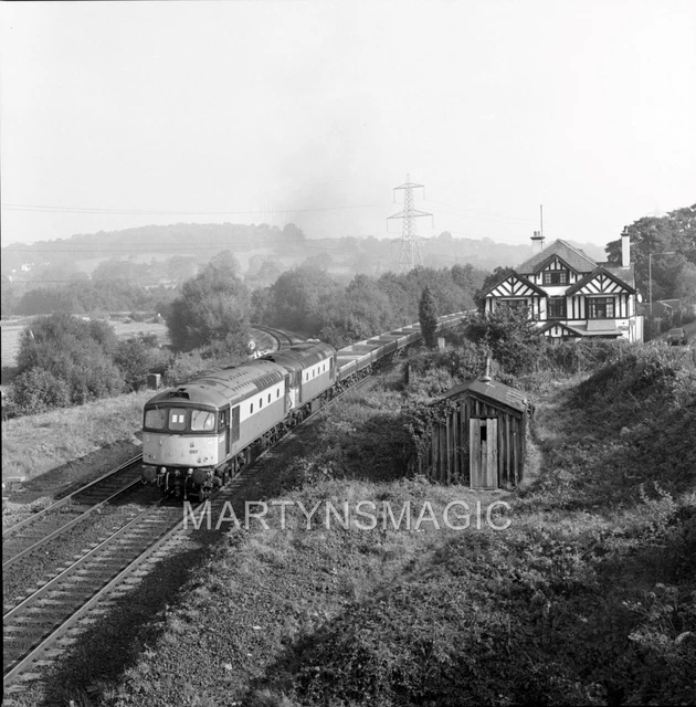 60X60MM RAILWAY NEGATIVE 33-057+33-103 @ Cowley Bridge Junction 14-9 ...
