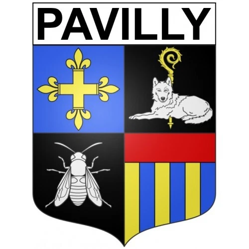 PAVILLY 76 VILLE Stickers blason autocollant adhésif EUR 6,99 - PicClick FR