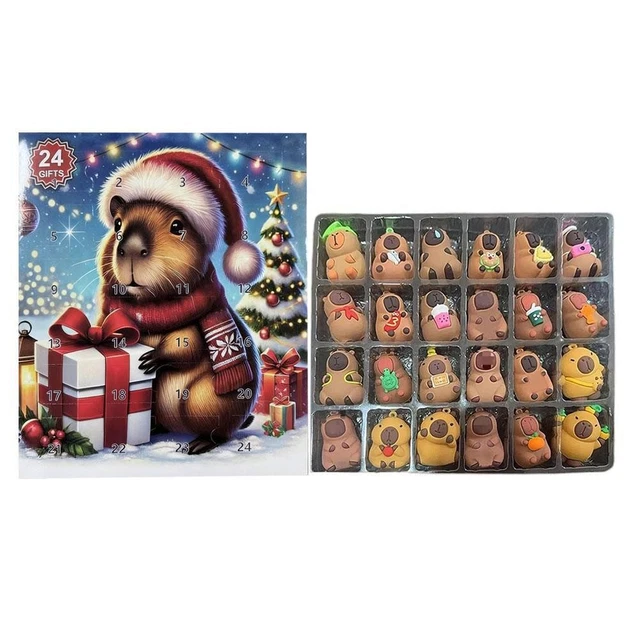 24 DAYS CAPYBARA Advent Calendars 2025 Christmas Countdown Toys Calendar Gifts EUR 23,73 ...