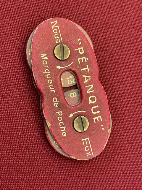 OBJET PUBLICITAIRE ANCIEN Marqueur De Point Pétanque La Maison Du ...