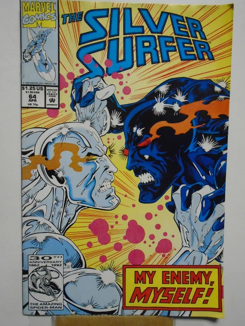 SURFEUR ARGENT #64 (1992) Captain Marvel, Garnok Rebbahn, The Collector ...