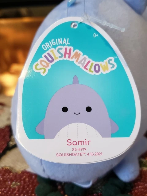 BNWT 5” RARE Squishmallow Samir The Whale Kellytoy Canadian Exclusive ...