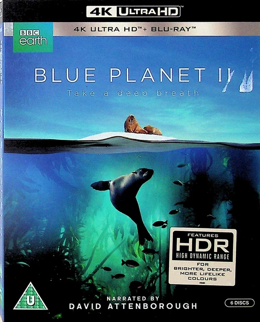 BLUE PLANET II -BBC Earth Documentary Series 6-Disc Blu Ray -David ...