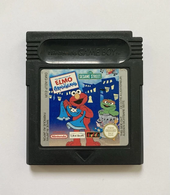SESAME STREET ELMO IN GROUCHLAND - Nintendo Game Boy Color GBC/GBA/SP ...