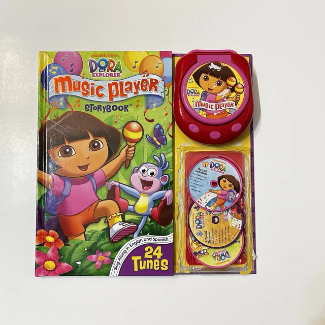 HTF DORA THE Explorer Music Player Story Book Nickelodeon Toddler Kids ...