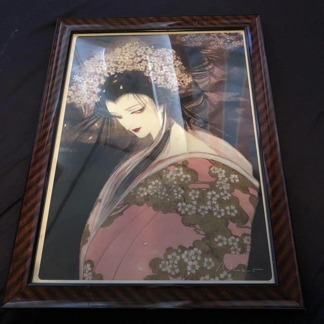 SAKURAHIME CLEAR POSTER Yoshitaka Amano A3 size Japanese illustrator £ ...