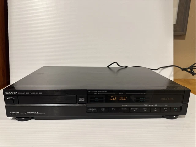 VINTAGE SHARP CD Player DX-670 3-Beam Laser Pickup System 20 Track ...