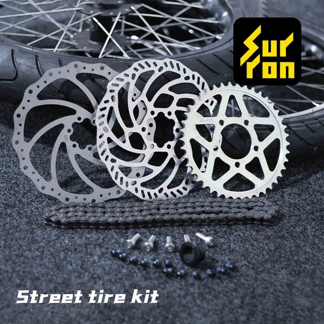 SURRON SUPER MOTO conversion kit for LBX sur-ron street tires full kit ...