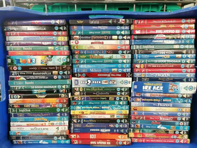 CHILDRENS KIDS FAMILY DVDs Disney Pixar Nickelodeon Dreamworks Lot ...