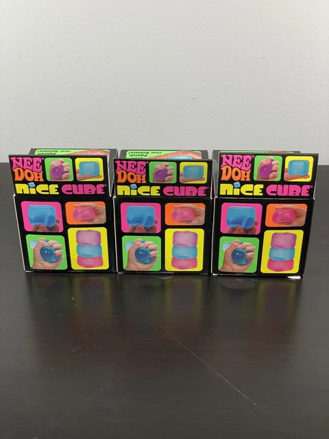 NEEDOH NICE CUBE COMPLETE SET OF 3 - Blue, Purple, and Pink - NEW ...