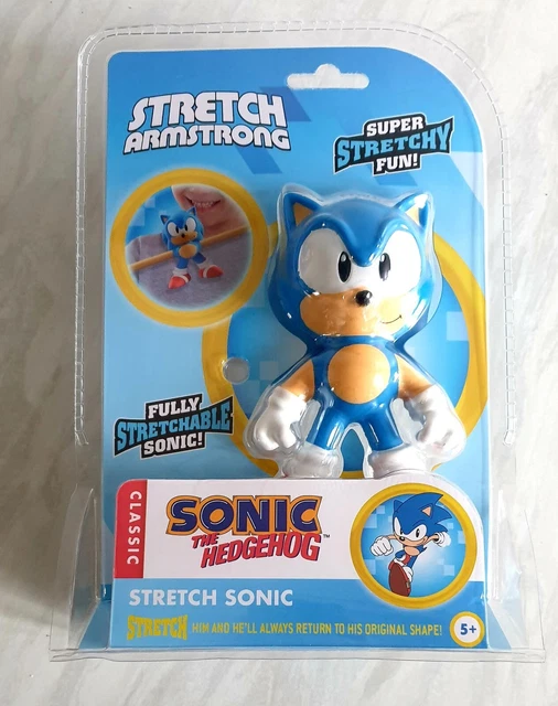 CLASSIC SONIC THE Hedgehog Stretch Sonic Action Figure. Super Stretchy ...
