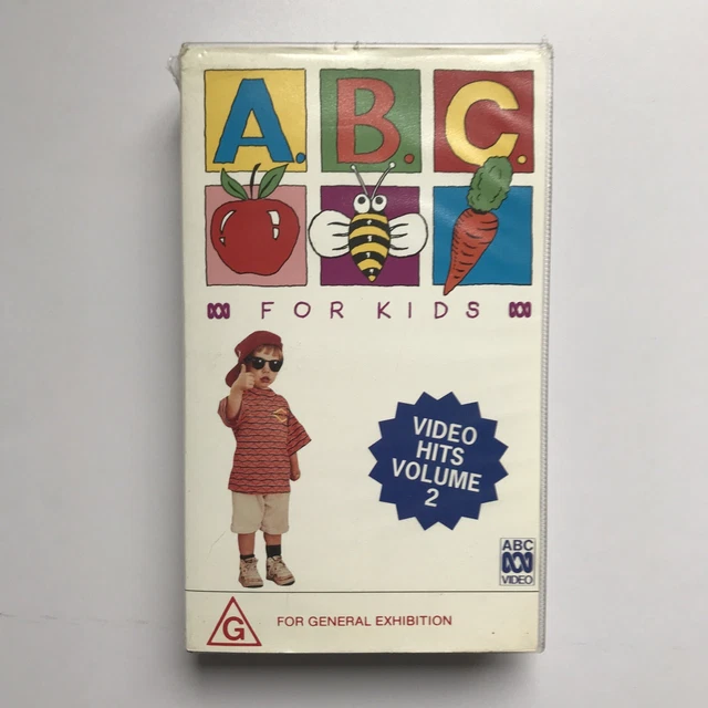 ABC FOR KIDS Video Hits Volume 2 (VHS Cassette 1992) Kids And Family ...