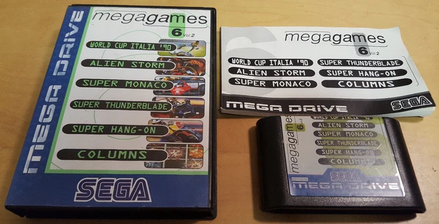 MEGA GAMES 6 VOL.2 for SEGA MEGA DRIVE RARE & COMPLETE WITH FREE UK &P ...