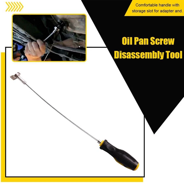 STRONG MAGNETIC OIL Drain Plug Remover Tool Wrench Anti Scald 14 inches ...