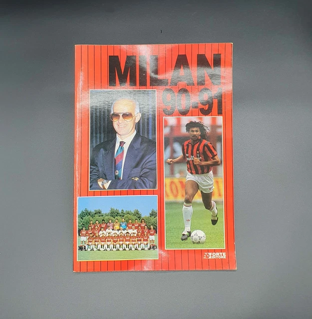LIBRO FORTE AC milan 1990-91 1991 BOOK LIVRE CALCIO VINTAGE magazine ...