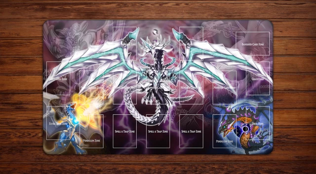 YUGIOH PLAYMAT DRAGON Link Bystial Lubellion Dis Pater Despia Chaos ...