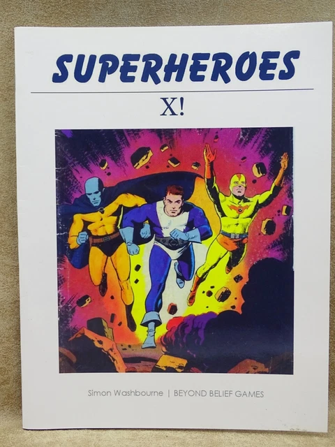 SUPERHEROES X SIMON Washbourne Beyond Belief Games 9653 £9.99 - PicClick UK