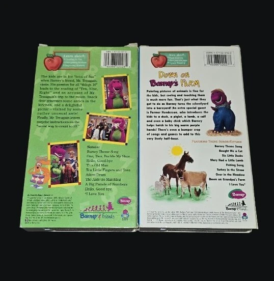 BARNEY & FRIENDS Parade Of Numbers VHS Video Tape Kid's Educational ...