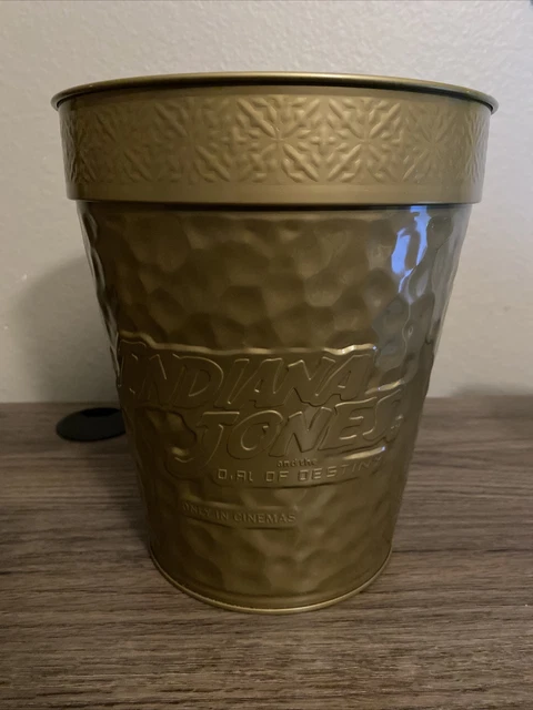 CINEMARK INDIANA JONES and the Dial of Destiny Promo Cup & Gold Popcorn ...