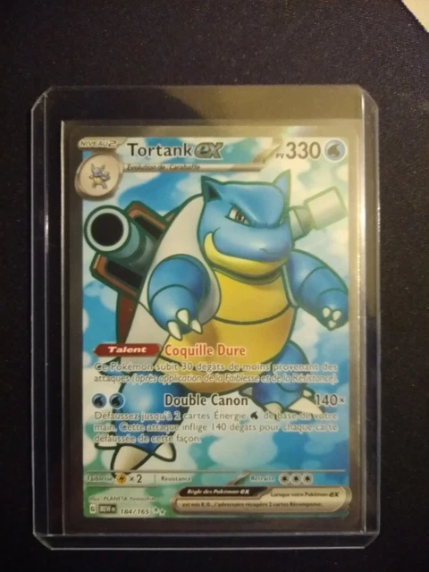 CARTE POKÉMON 151 Tortank ex Full art 184/165 💧 EUR 20,00 - PicClick FR